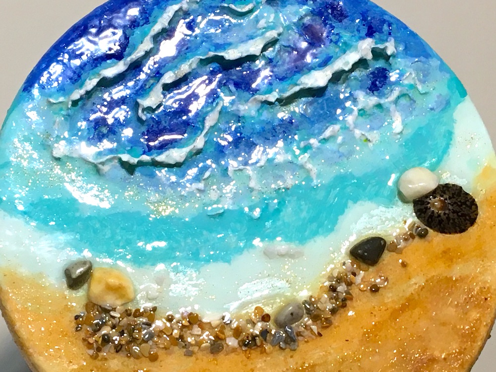 Картина из эпоксидной смолы Море и Пляж