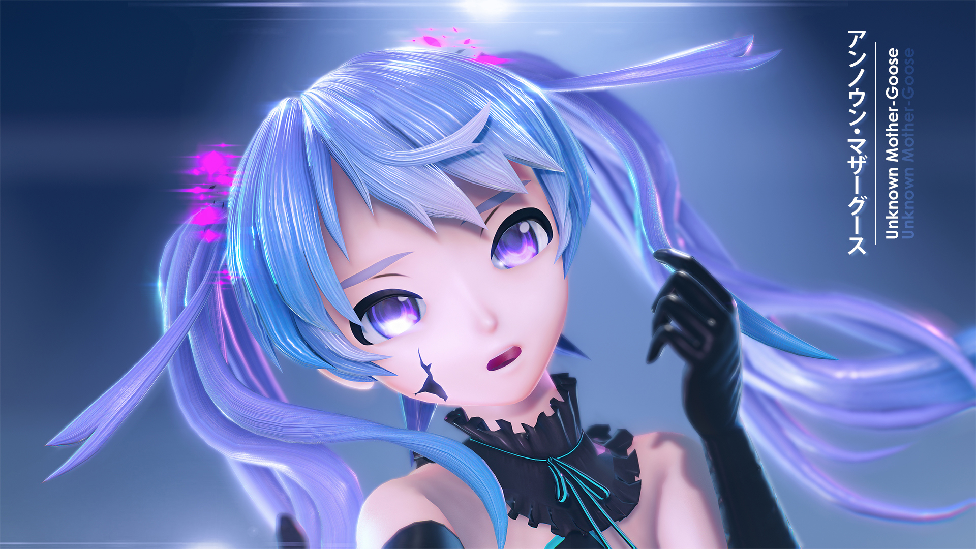 Unknown Mother-Goose  feat. Хацуне Мику アンノウン・マザーグース | wowaka | Miku GHOST | MMD (MikuMikuDance)