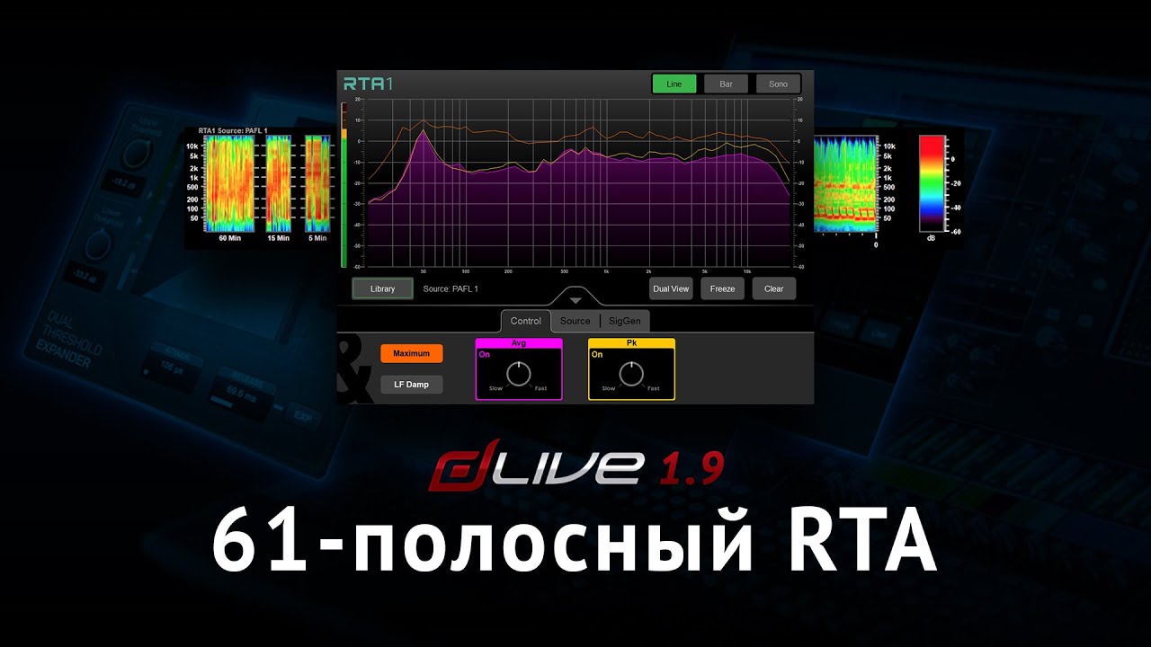 Allen & Heath dLive 1.9 — RTA