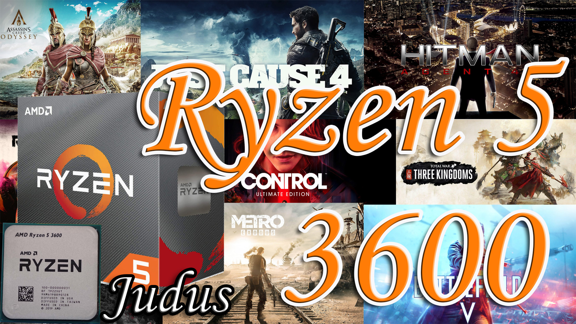 Способности Ryzen 5 3600 в играх ultra настройки 1080p!