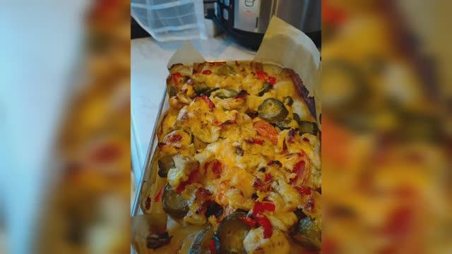 (ASMR ГОТОВКА)- ЗАПЕЧЁННЫЙ КАРТОФЕЛЬ С ОВОЩАМИ.Картофель это всегда вкусно.