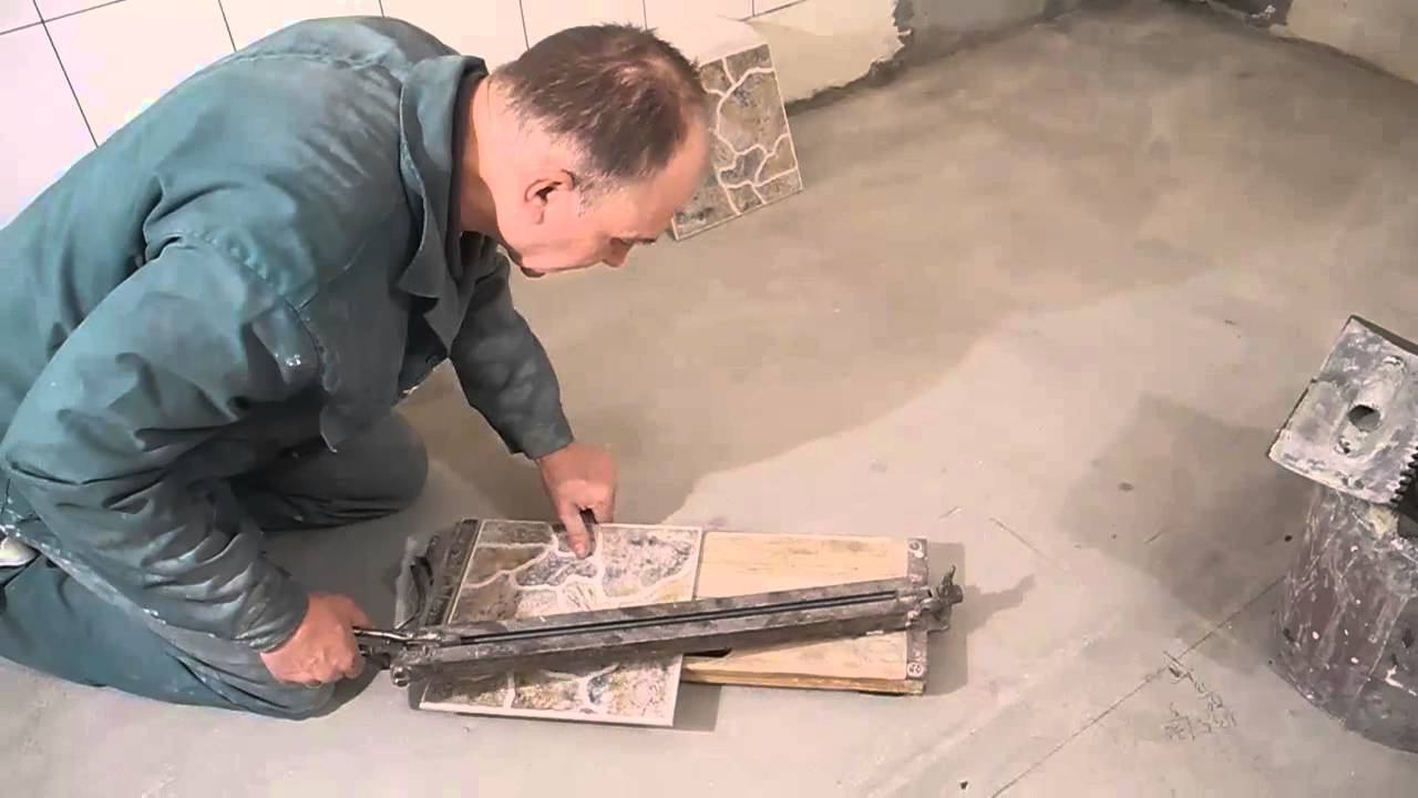 Как отрезать сильно крепкую плитку