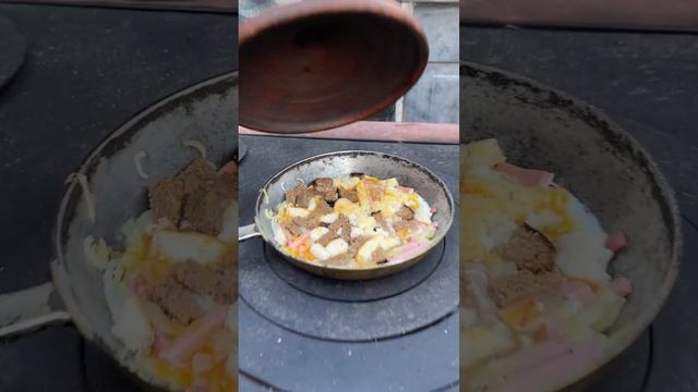 Печь для казана - удобно и красиво! Готовим еду на даче, в деревне и в саду вкусно и комфортно!