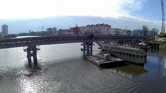 г.Орёл - 15.03.2023г.- Реконструкция моста (Самопал)