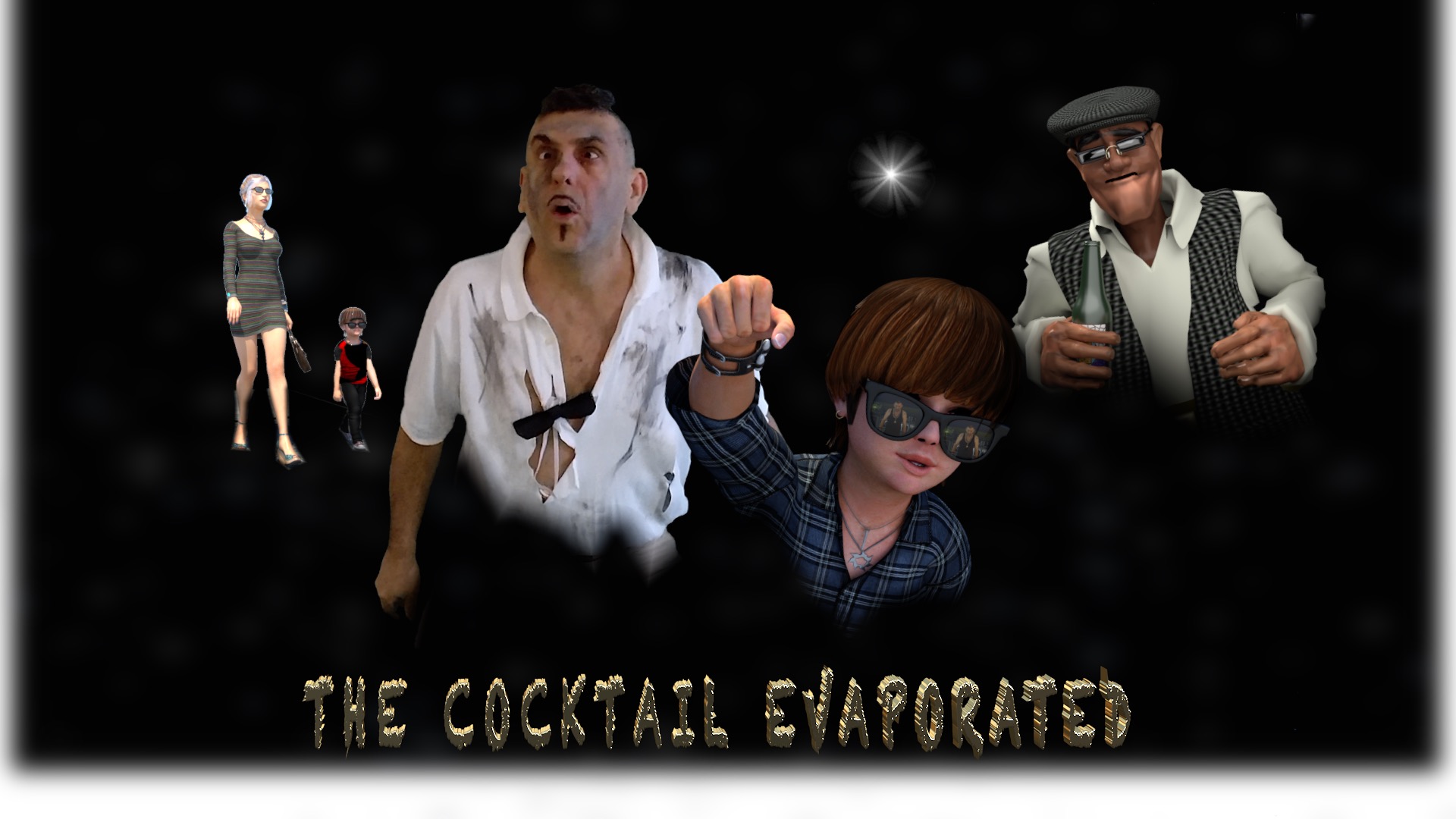 G.M. GEORGE AND MATT. “THE COCKTAIL EVAPORATED" KEEP OUT 2.