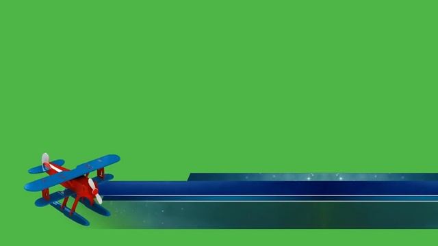 Kids airplane lower third-Детский самолет для титра-FOOTAGE.mp4