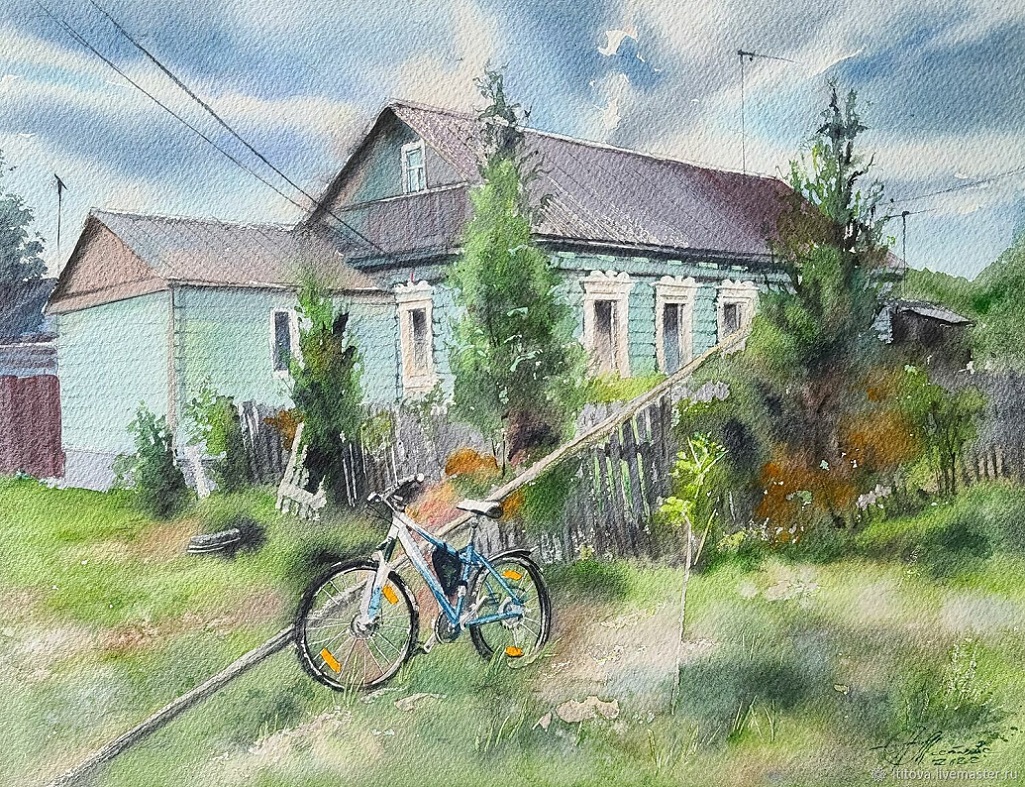 Чистые и лёгкие акварели Любови Титовой.