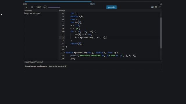 The stack visualize what happens in memory