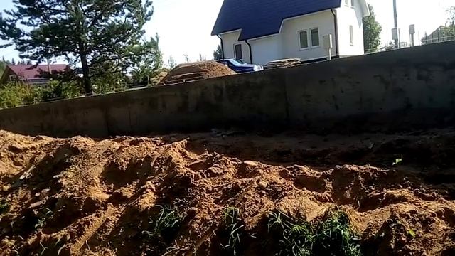 Свайноростверковый фундамент на сваях ТИСЭ на высокой подсыпке. Минская область