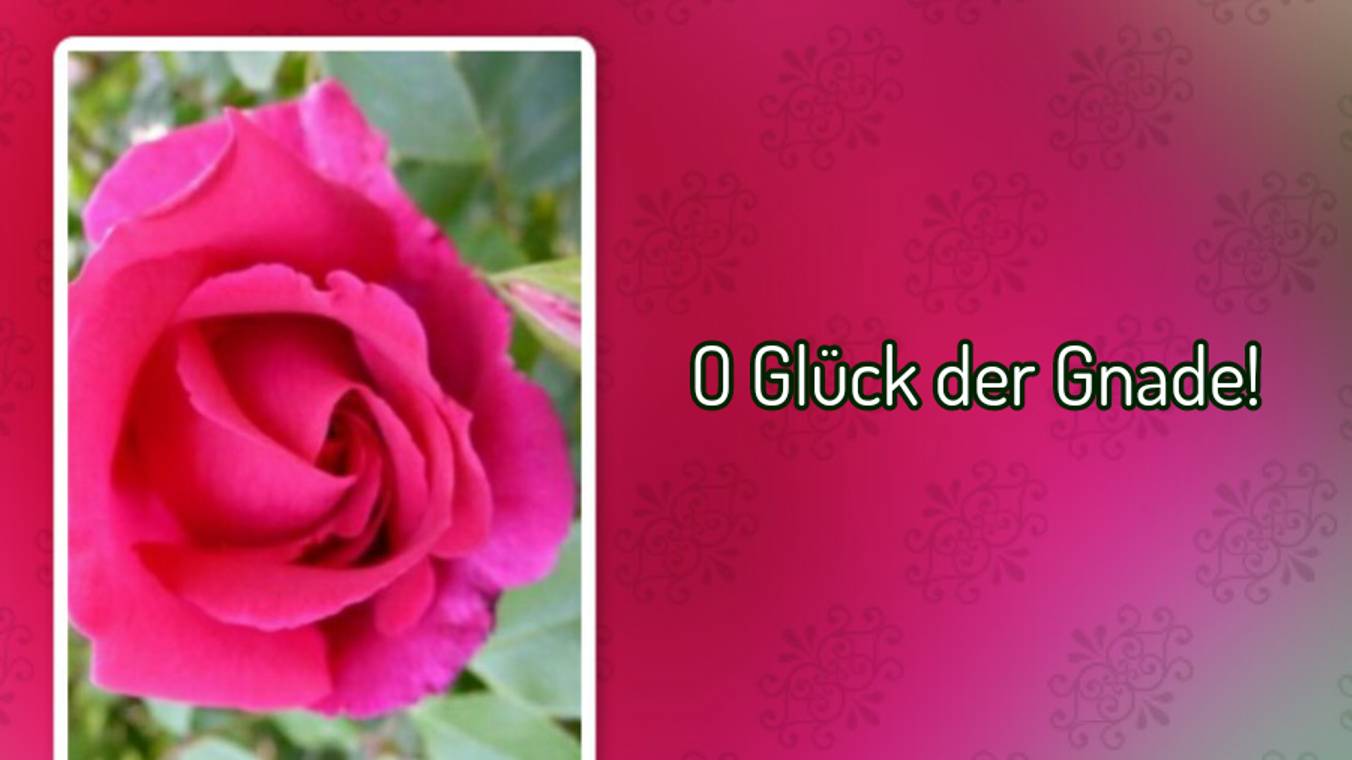 O Glück der Gnade! (-)