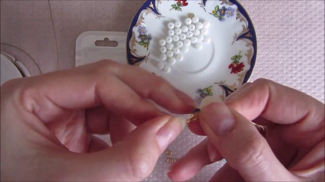 Мастер класс.  Двойной браслет из бусин на тросике