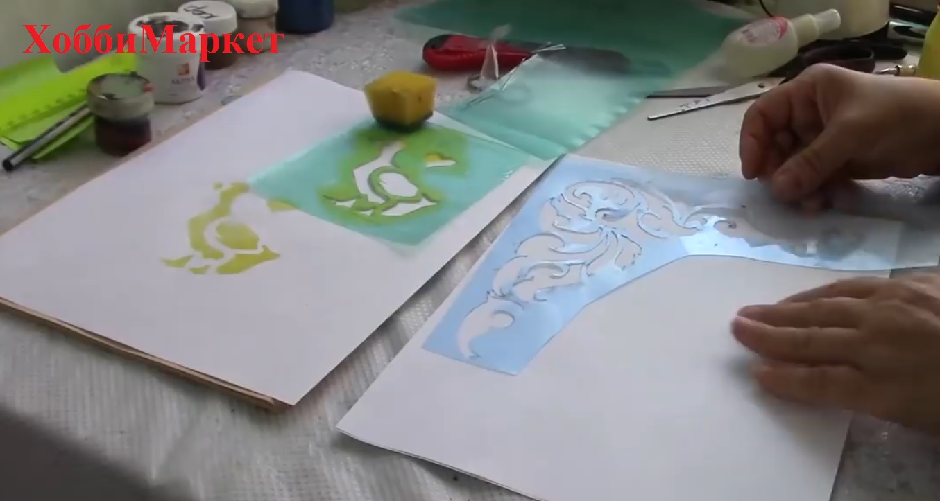 Трафарет своими руками. ХоббиМаркет