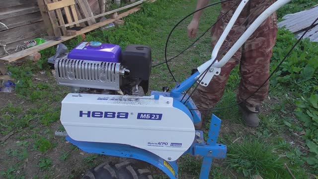 Мотоблок Нева МБ23 Мультиагро Yamaha MX300 дымит и плюется маслом. Почему?