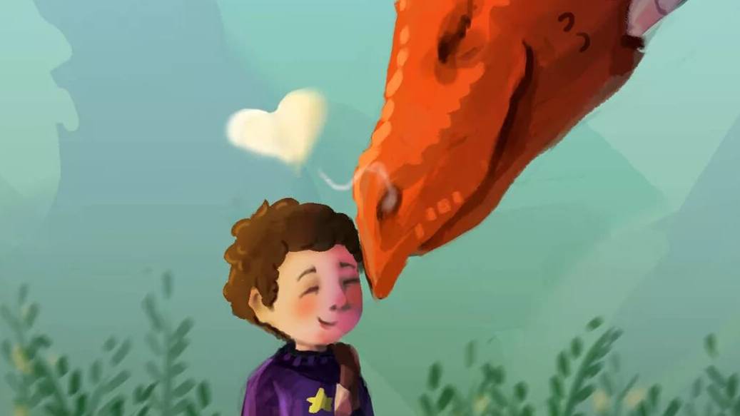 Детская сказка о Маленьком Драконе и его друге