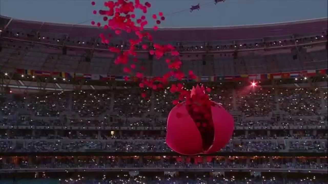 Taekwondo WTF. Baku 2015 European Games. 12.06.2015. Церемония открытия Игр.