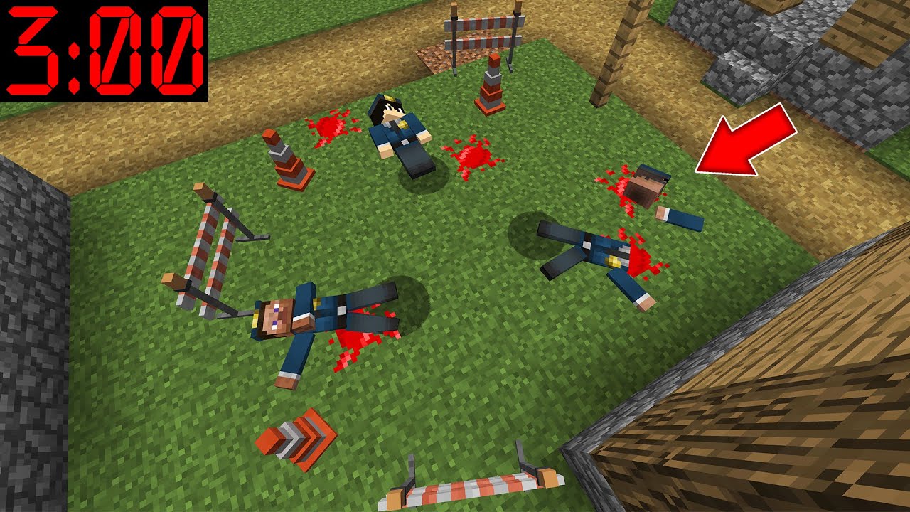 Что случилось с этими ПОЛИЦЕЙСКИМИ в 3 ЧАСА НОЧИ в МАЙНКРАФТ ? СТРАШНАЯ ИСТОРИЯ MINECRAFT