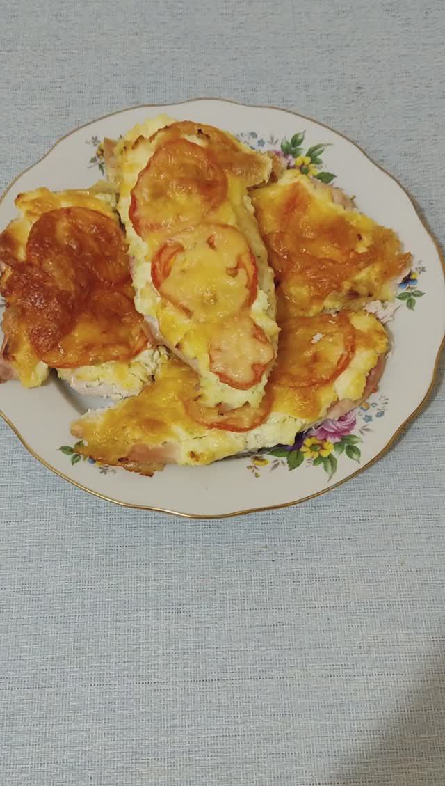 Отбивные с творогом