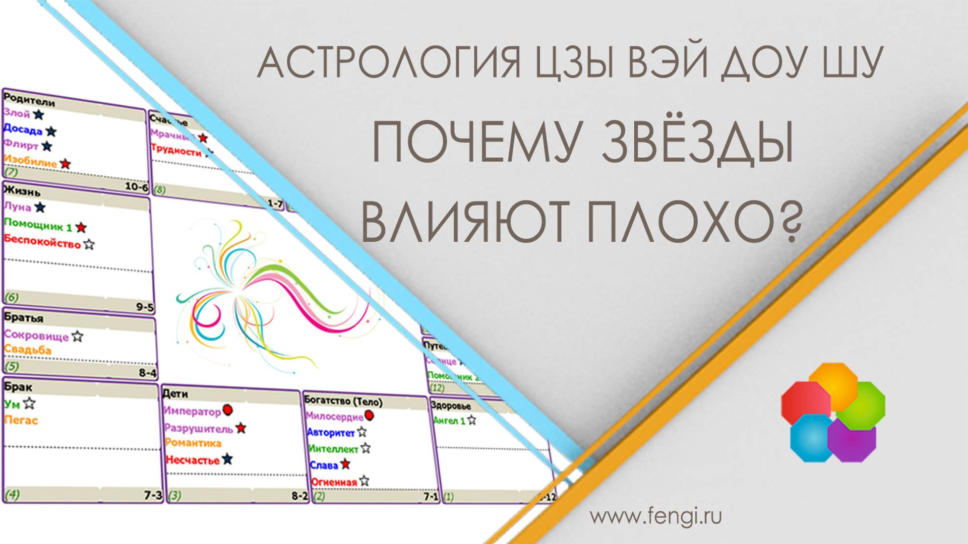 Почему звезды Цзы Вэй Доу Шу влияют плохо_