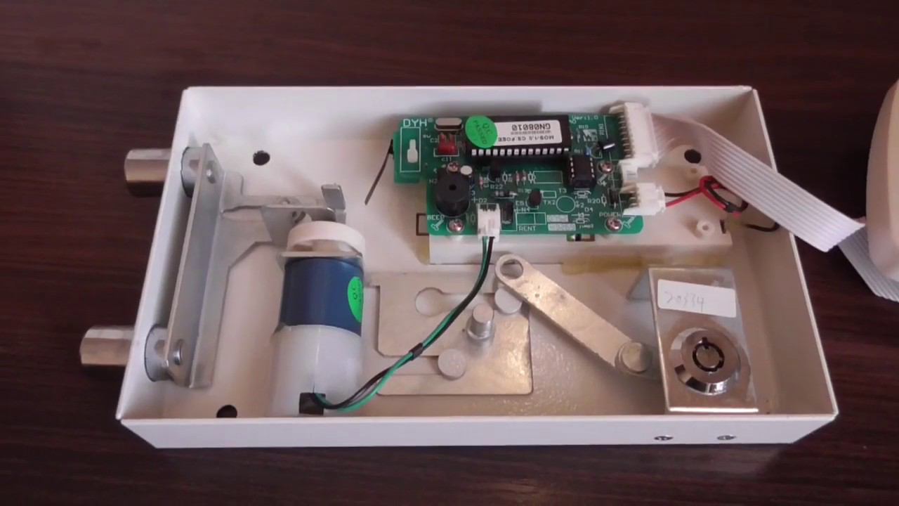 Разборка сейфа с кодовым замком