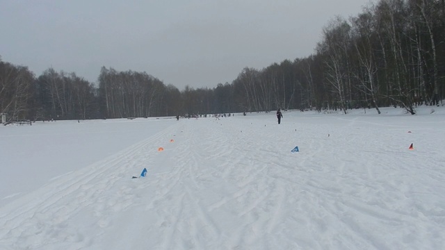 Лыжный Драг, забег групп М12, Д12