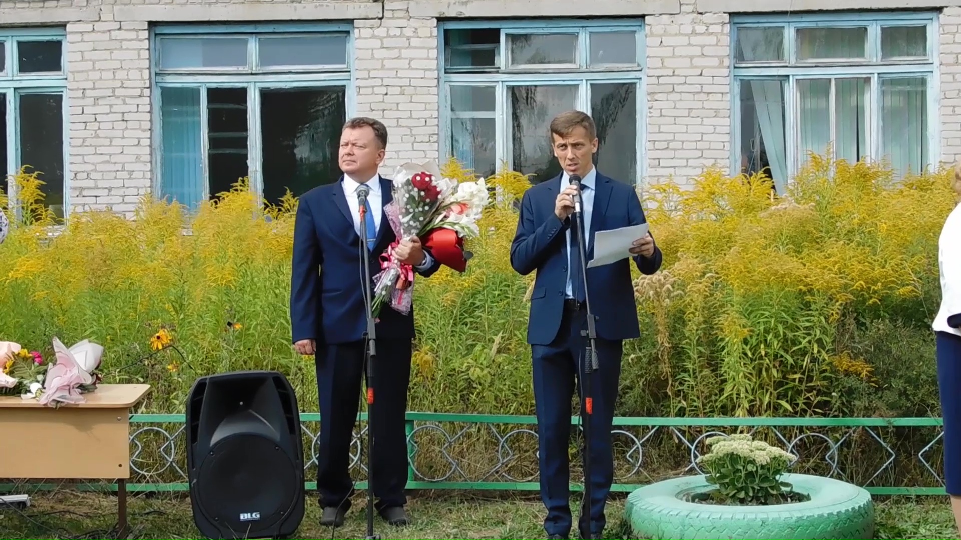 2022г. 1 сентября. школьная линейка. ч. 7. Коновалово. Мариинский Посад.