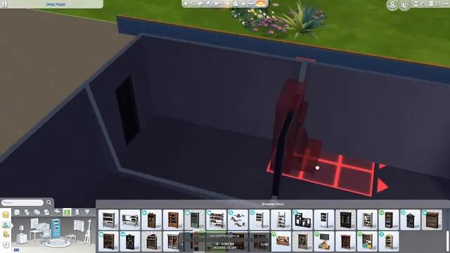 Sims 4 - Постройка красивого 2-х этажного дорого дома))