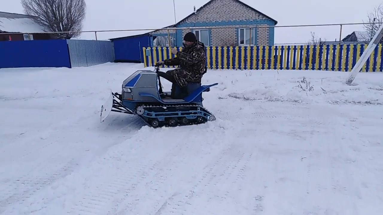 Тест самодельного мини вездехода
