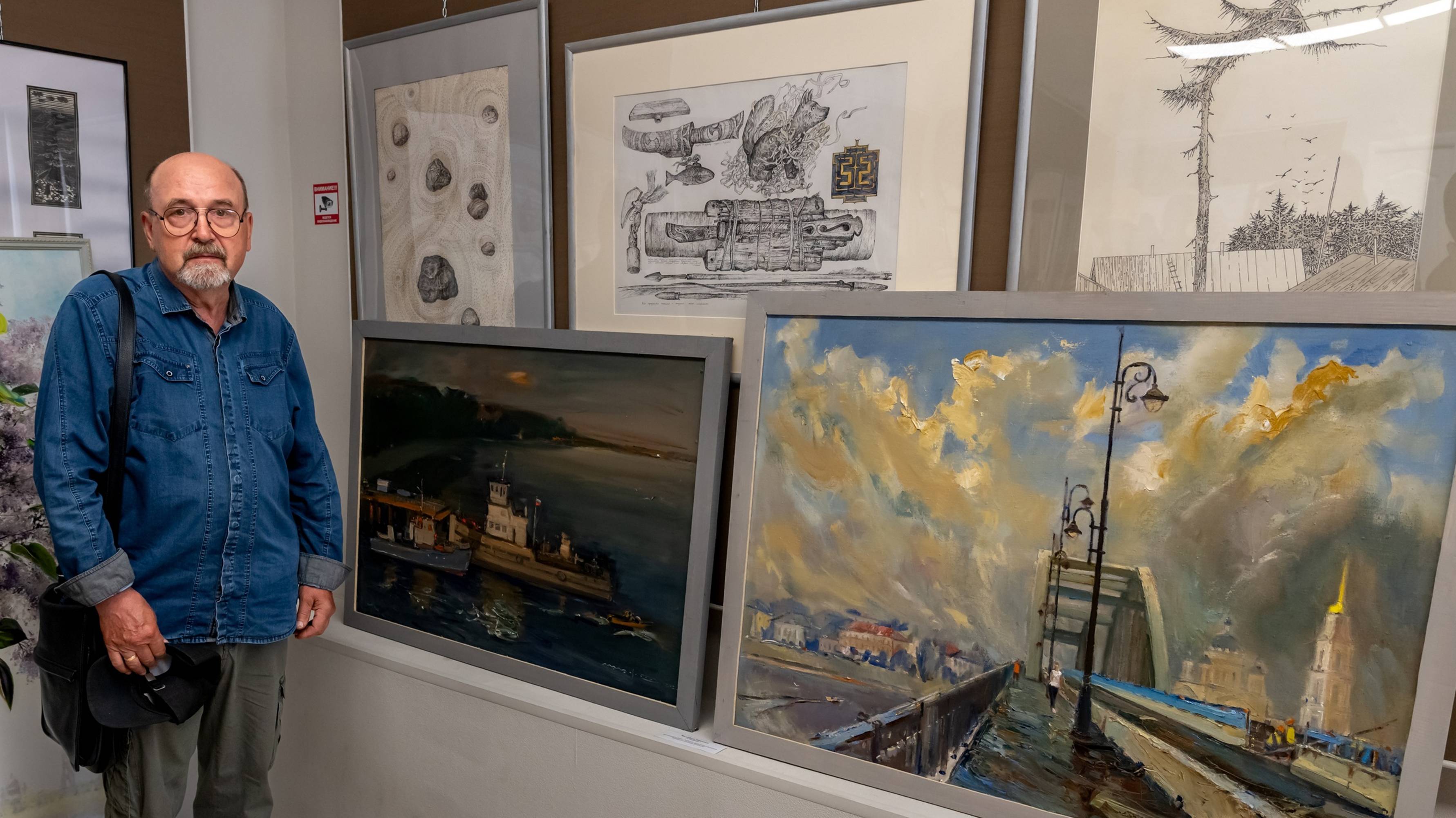 Выставка по итогам художественного пленэра «Солнечный круг» посвящённого Льву Ивановичу Ошанину 2024