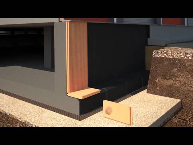 Теплоизоляционные плиты для создания дренажа