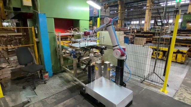 Проект по обслуживанию гидравлического пресса коллаборативным роботом