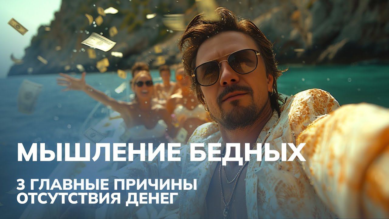 Как Устроено МЫШЛЕНИЕ БЕДНЫХ. 3 ПРИЧИНЫ Отсутствия Денег