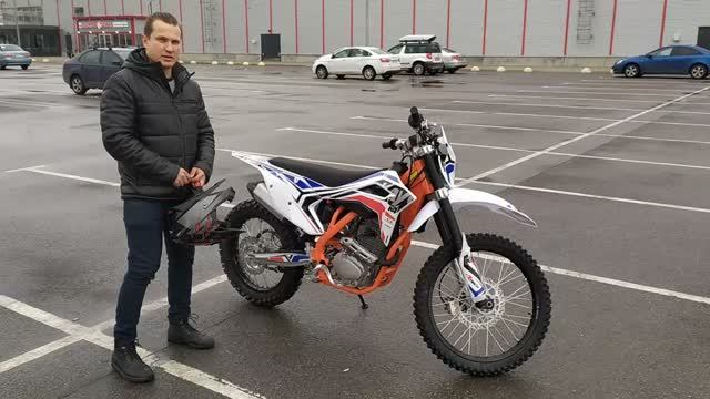 Обзор мотоцикла KAYO K4 250E колеса 21/18, 2020 в Мото-Активе