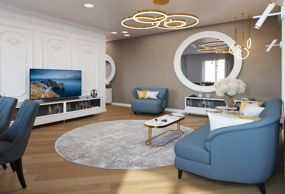 Проект интерьера "евродвушки"