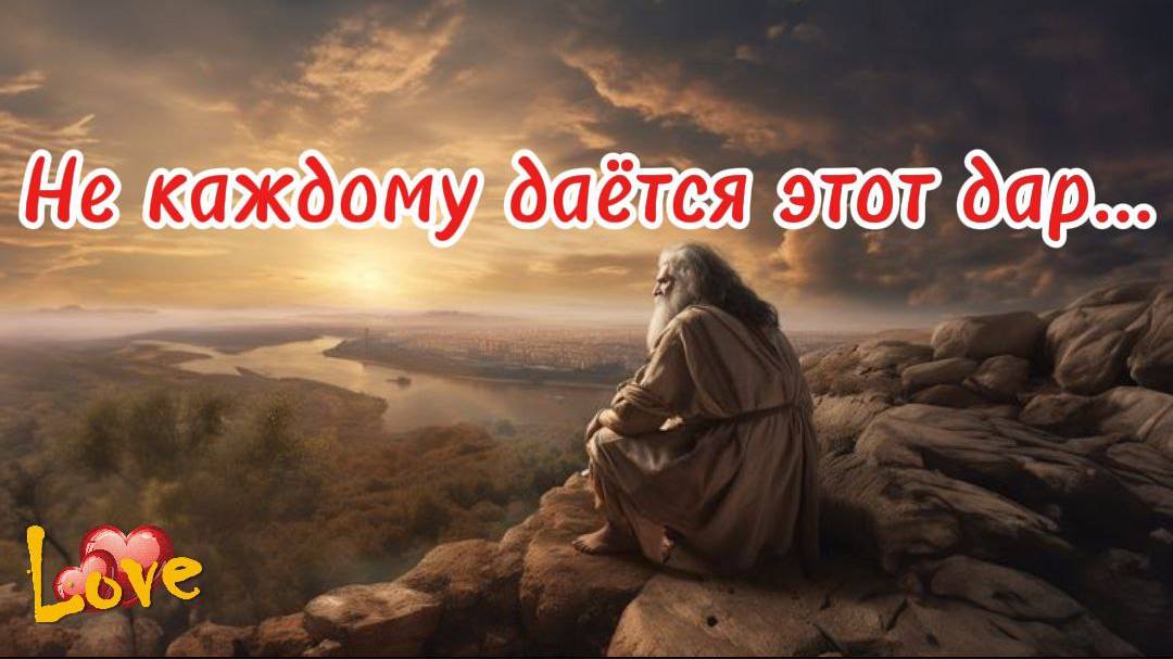 Не каждому дается дар - любить!