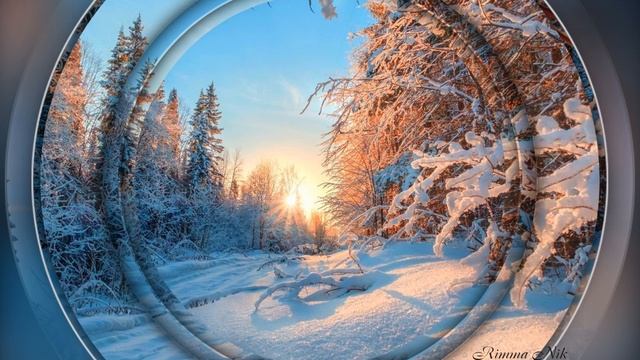 Зимний вечер.