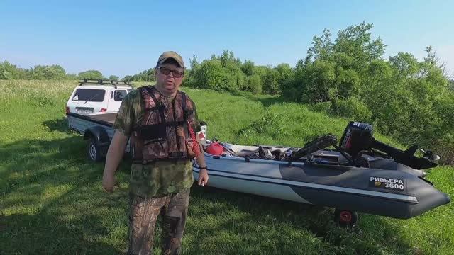 Едем на рыбалку!!! Лодка Ривьера 3600 СК + Mercury 9.9! Сумасшедший чебак!!!