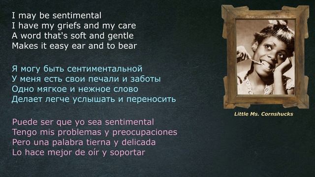 Little Ms.Cornshucks – Try a little tenderness – (со словами - lyrics - letras)