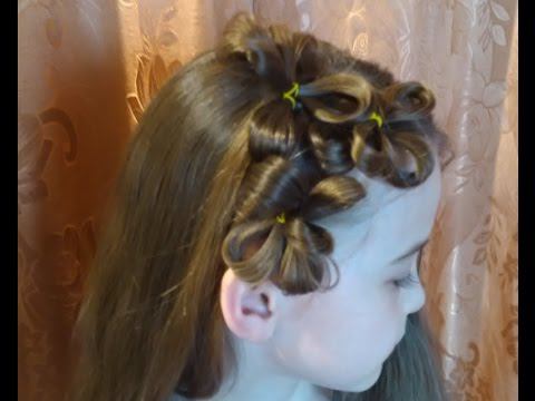 цветок из волос