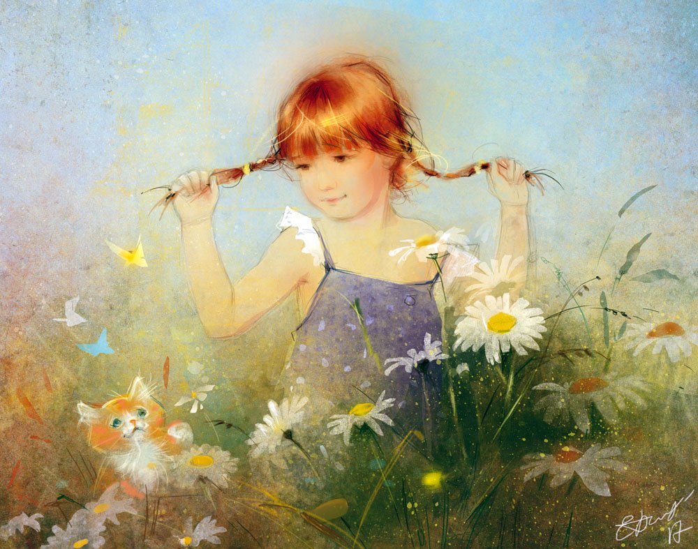 Нежные акварельные образы Екатерины Бабок.