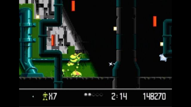 Sega Mega Drive 2 (Smd) 16-bit Vectorman 2 Scene 10 Vectorman 1-2-3