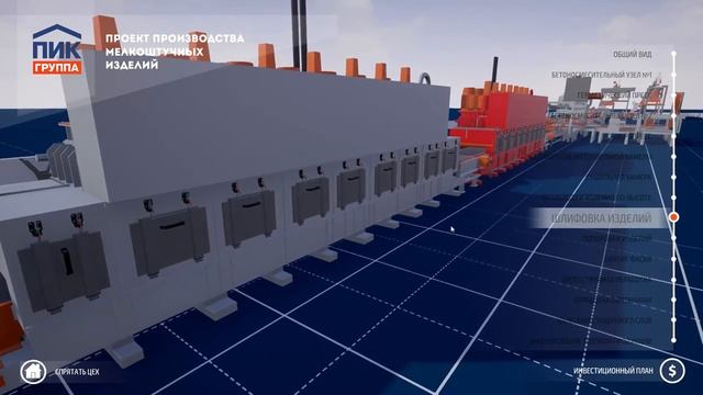 Интерактивная презентация для ГК "ПИК-индустрия"