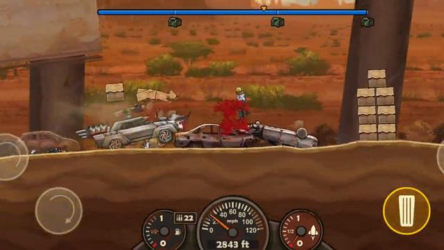 Earn to die rogue но под тему погоня из Смешариков