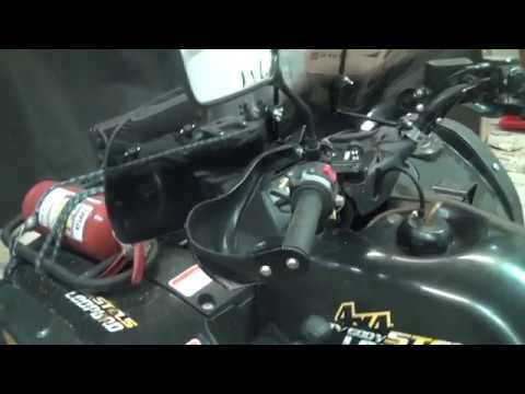 Установка ветрового стекла на квадроцикл STELS 600Y Леопард