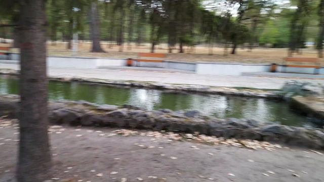 Водопад в парке им. Ю. А, Гагарина в г.Белгород .