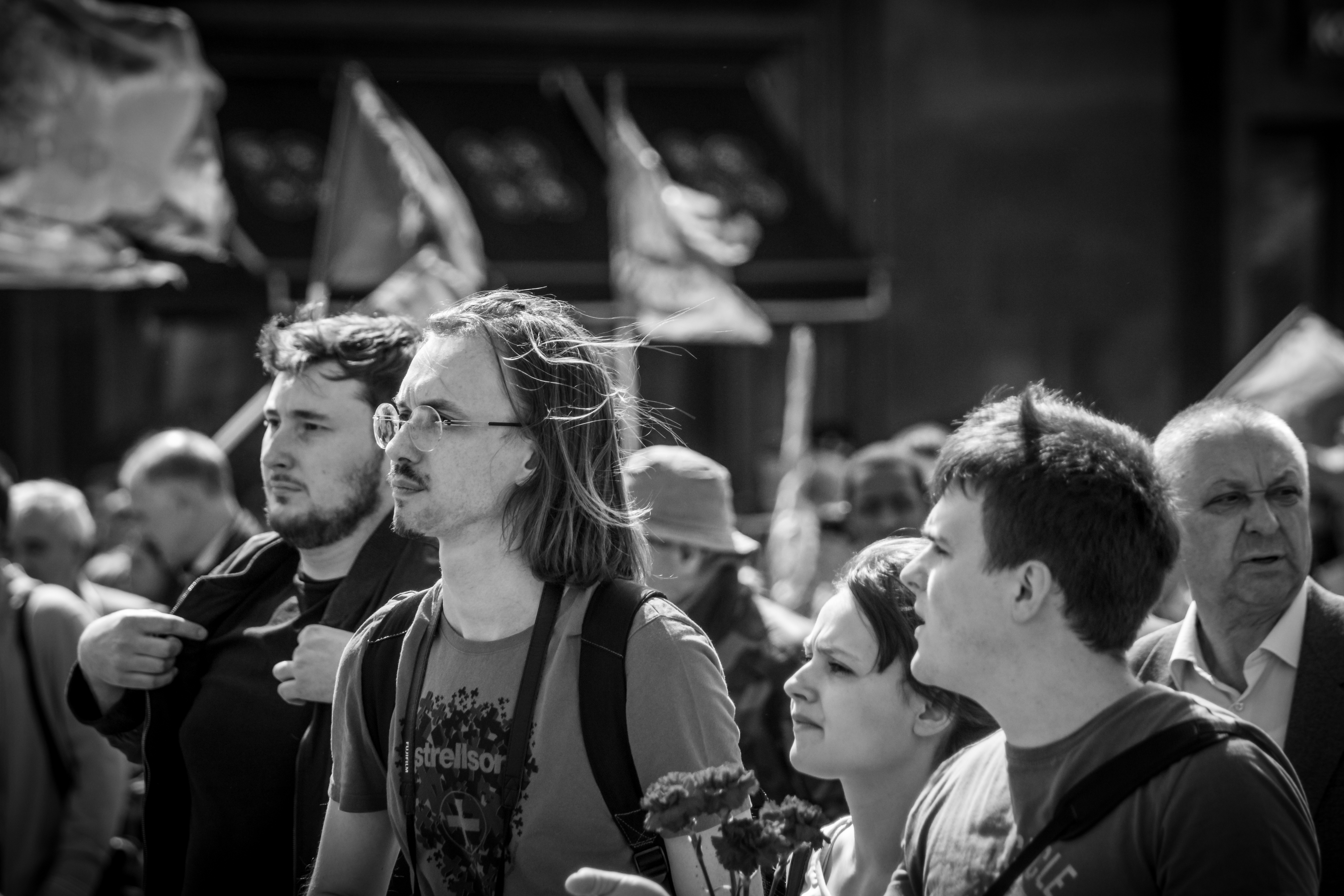 Первомай в Москве, 2017 год - небольшой фоторепортаж с демонстрации и подборка фото