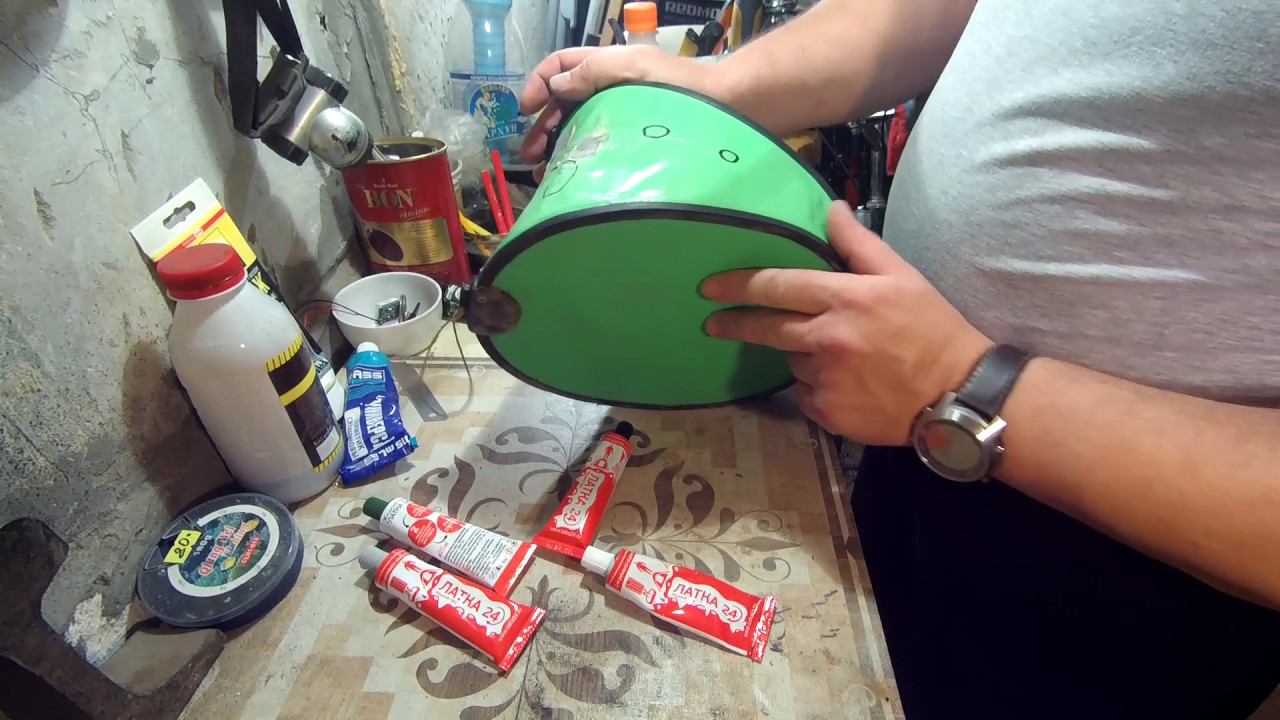 Ремонт лодки и насоса ПВХ. Латка 24