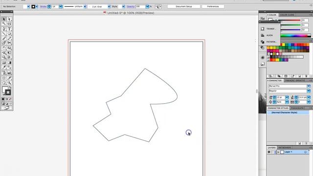 1 Illustrator A06 Создание фигур с помощью инструмента Перо.mp4