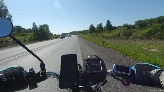 Поездка из Екатеринбурга в Далматово на электро велосипеде Minako V.8 PRO часть 14