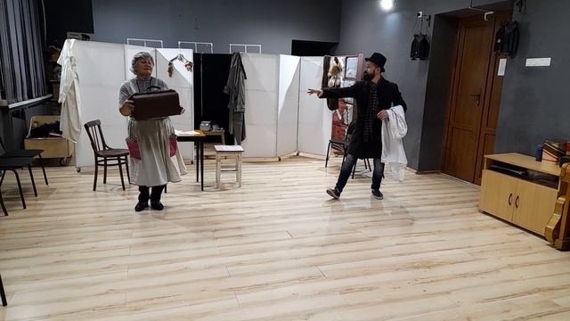 Репетиция в Народном театре, режиссёр Аркадова Людмила Юрьевна.