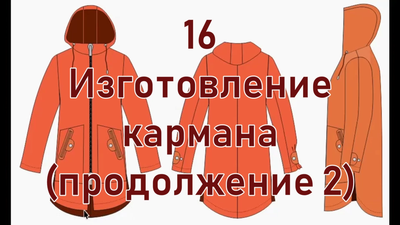 14 Обработка накладного кармана со вставкой, рамкой и ложным клапаном.mp4